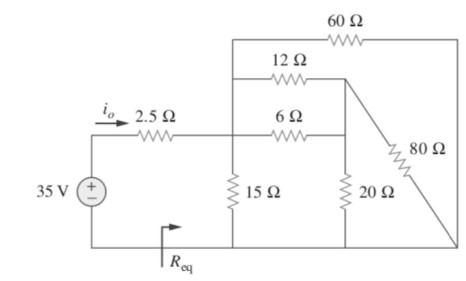 Solved Find Req and i0 in the following circuit: | Chegg.com