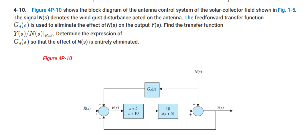 Solved 4-10. Figure 4P-10 shows the block diagram of the | Chegg.com