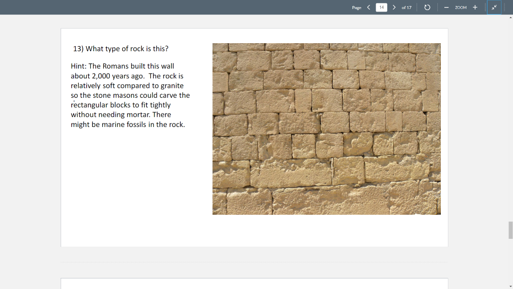 Solved Identifying commercial rocks Directions: Identify | Chegg.com