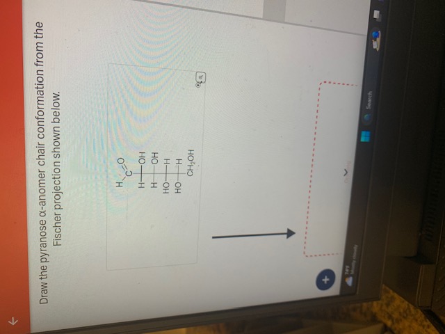 Solved Draw the furanose Haworth projection from the Fischer | Chegg.com