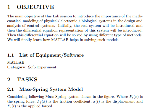 Solved 1 OBJECTIVE The main objective of this Lab session to | Chegg.com