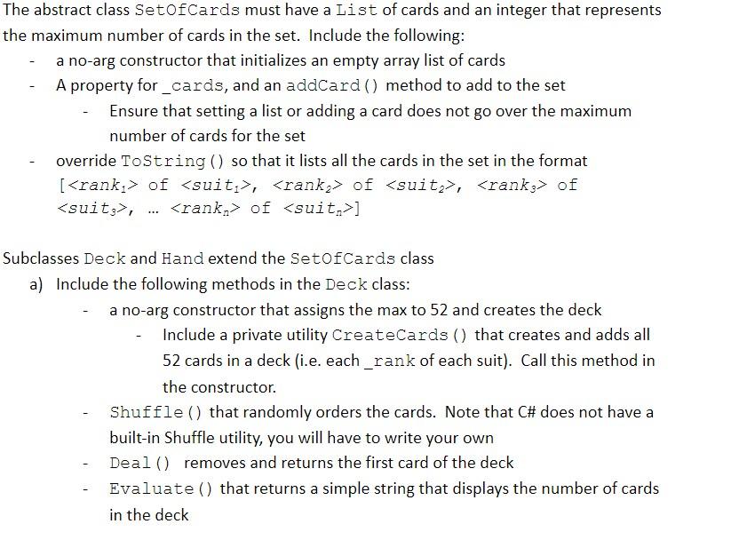 Solved Consider the following UML diagram: Card | Chegg.com