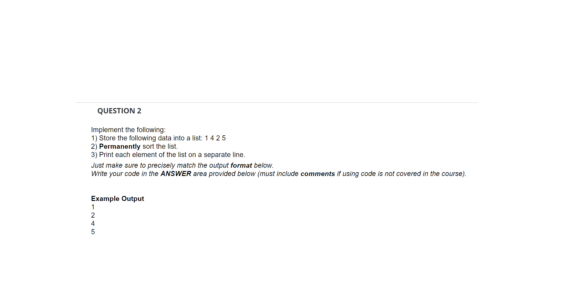 Solved Implement the following: 1) Store the following data | Chegg.com Solved Implement the following: 1) Store the following data | Chegg.com