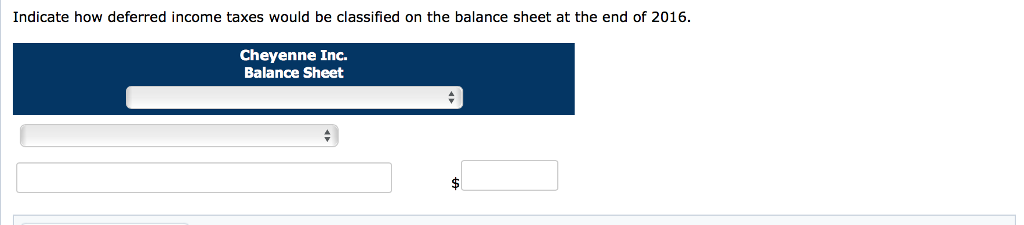 Solved Cheyenne Inc. has two temporary differences at the | Chegg.com