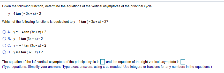 Solved Given the following function, determine the equations | Chegg.com