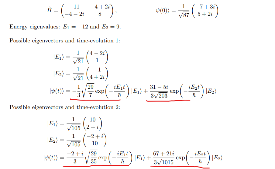 Solved Explain the general procedure for the time-evolved | Chegg.com