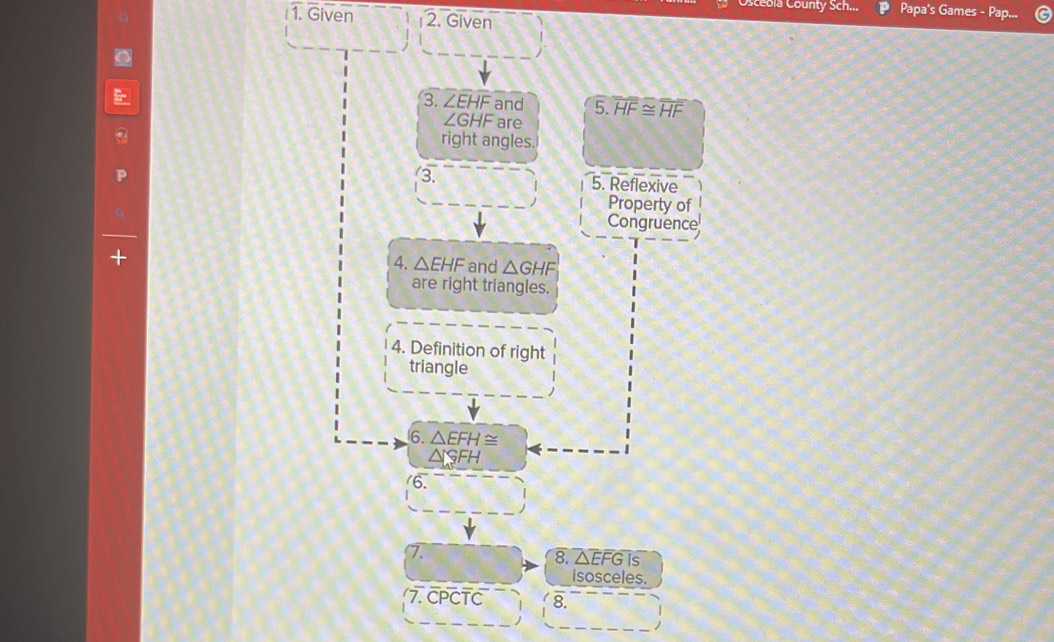 ??EHF ﻿and??GHF ﻿areright angles.????EHF ﻿and | Chegg.com