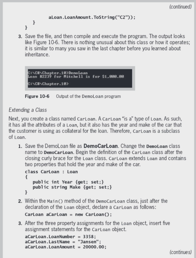 Solved Creating the Loan Class and a Program That Uses It 1. | Chegg.com