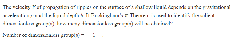 Solved The velocity V of propagation of ripples on the | Chegg.com