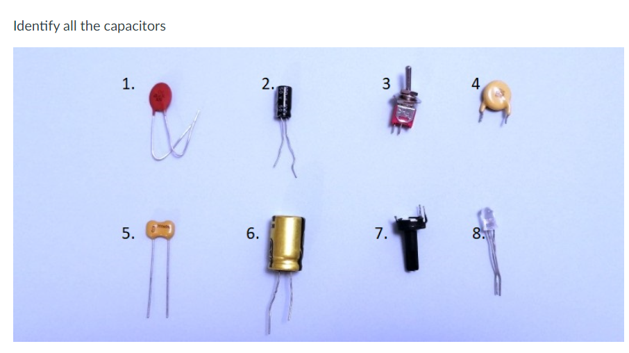 Solved Identify all the capacitors | Chegg.com