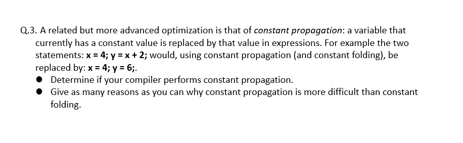 Solved Q.3. A related but more advanced optimization is that | Chegg.com