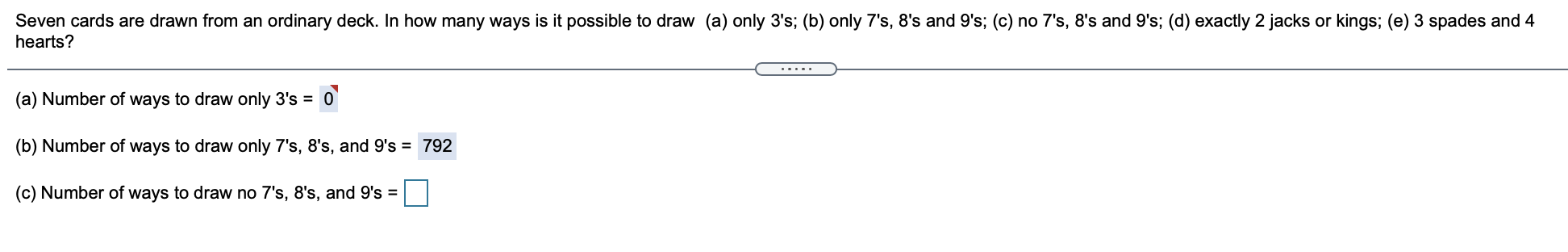 Solved Seven cards are drawn from an ordinary deck. In how | Chegg.com