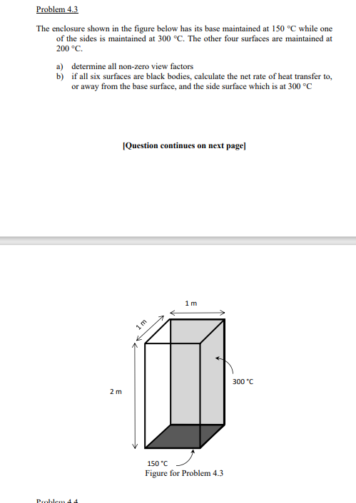 Solved The enclosure shown in the figure below has its base | Chegg.com