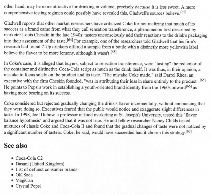 Solved New Coke New Coke From Wikipedia, the free | Chegg.com