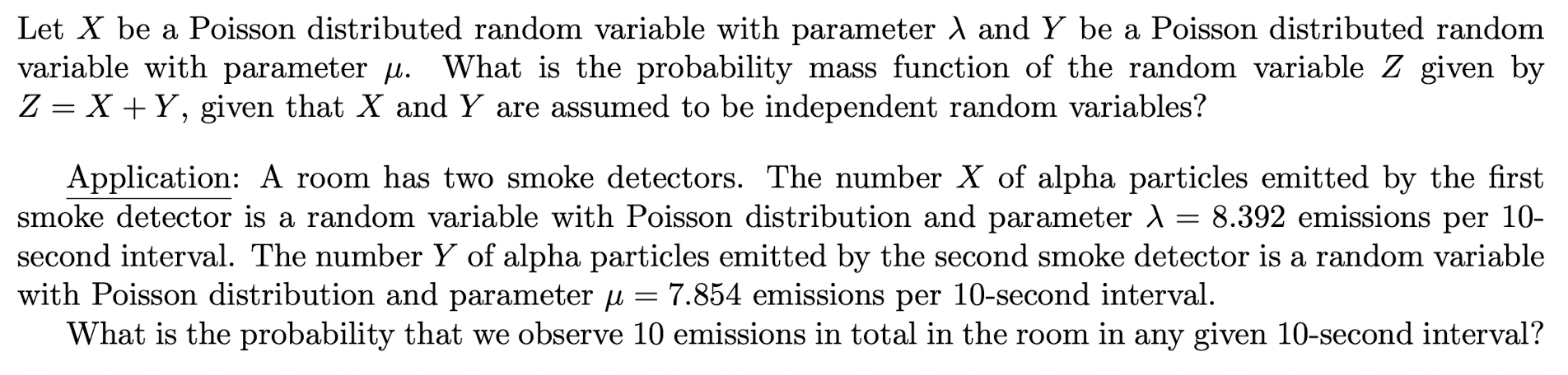 Solved Let X Be A Poisson Distributed Random Variable With
