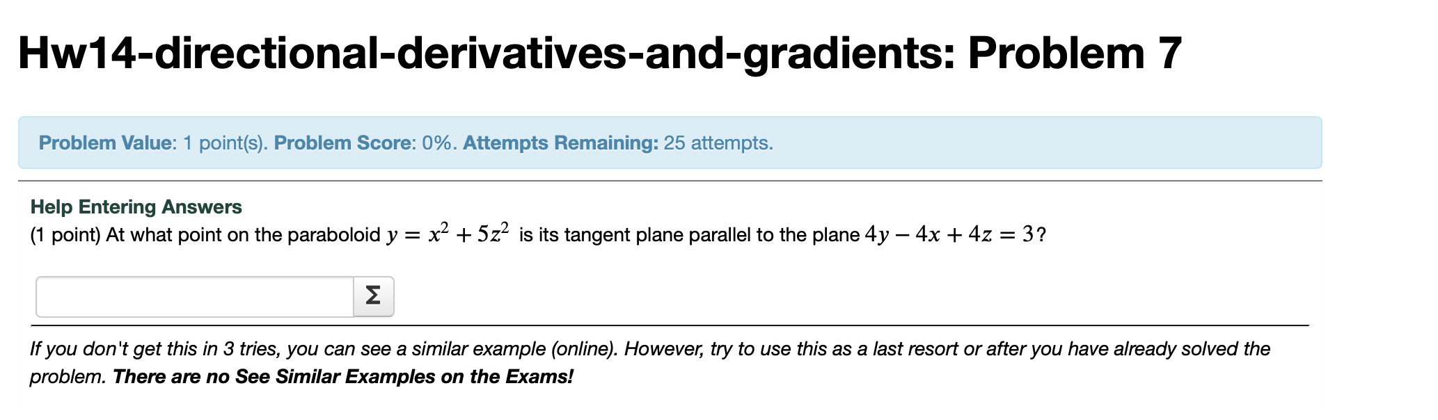 Solved Hw14-directional-derivatives-and-gradients: Problem 7 | Chegg.com