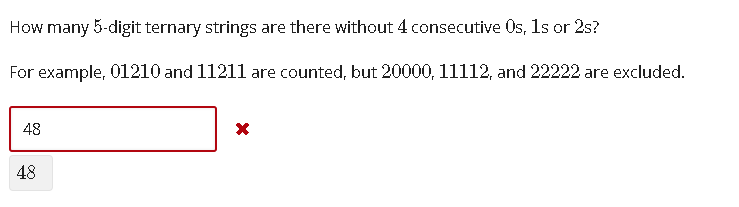 Solved How Many 5 Digit Ternary Strings Are There Without 4 1628