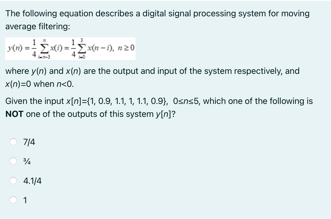 Solved The following equation describes a digital signal | Chegg.com