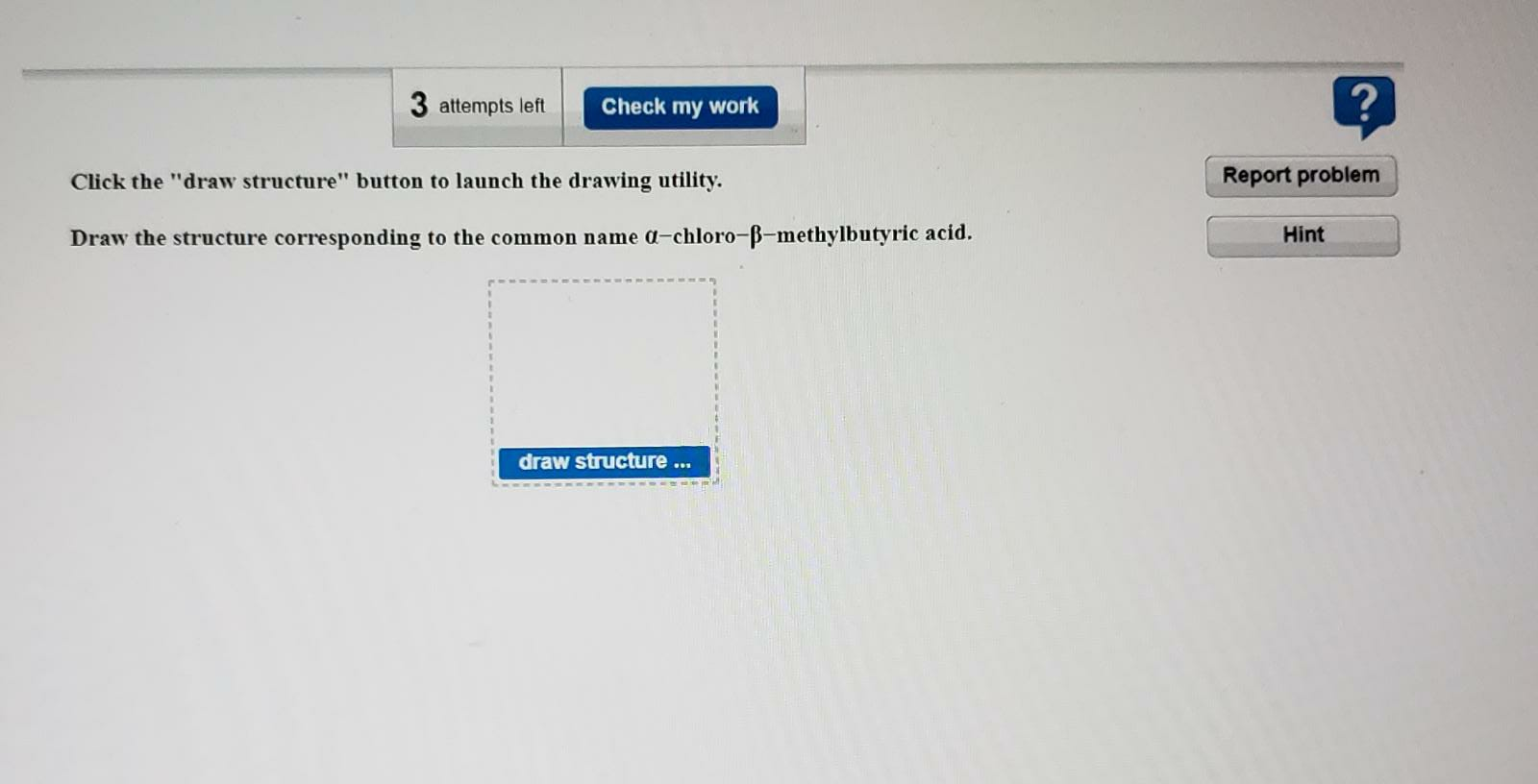 Solved 3 attempts left Check my work ? Click the "draw | Chegg.com