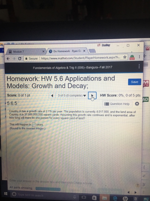 Solved xDo Homework - Ryan Ge x Module 7 ← c | Chegg.com