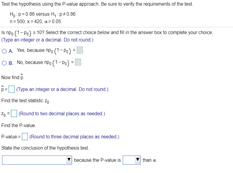 Solved Test the hypothesis using the P-value approach. Be | Chegg.com