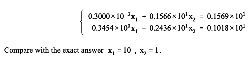 Solved Using four-decimal floating point arithmetic and | Chegg.com