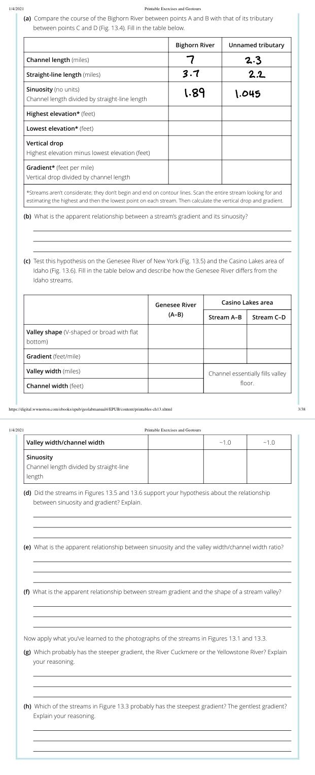 Solved 1/4/2021 Printable Exercises and Geotours (a) Compare | Chegg.com