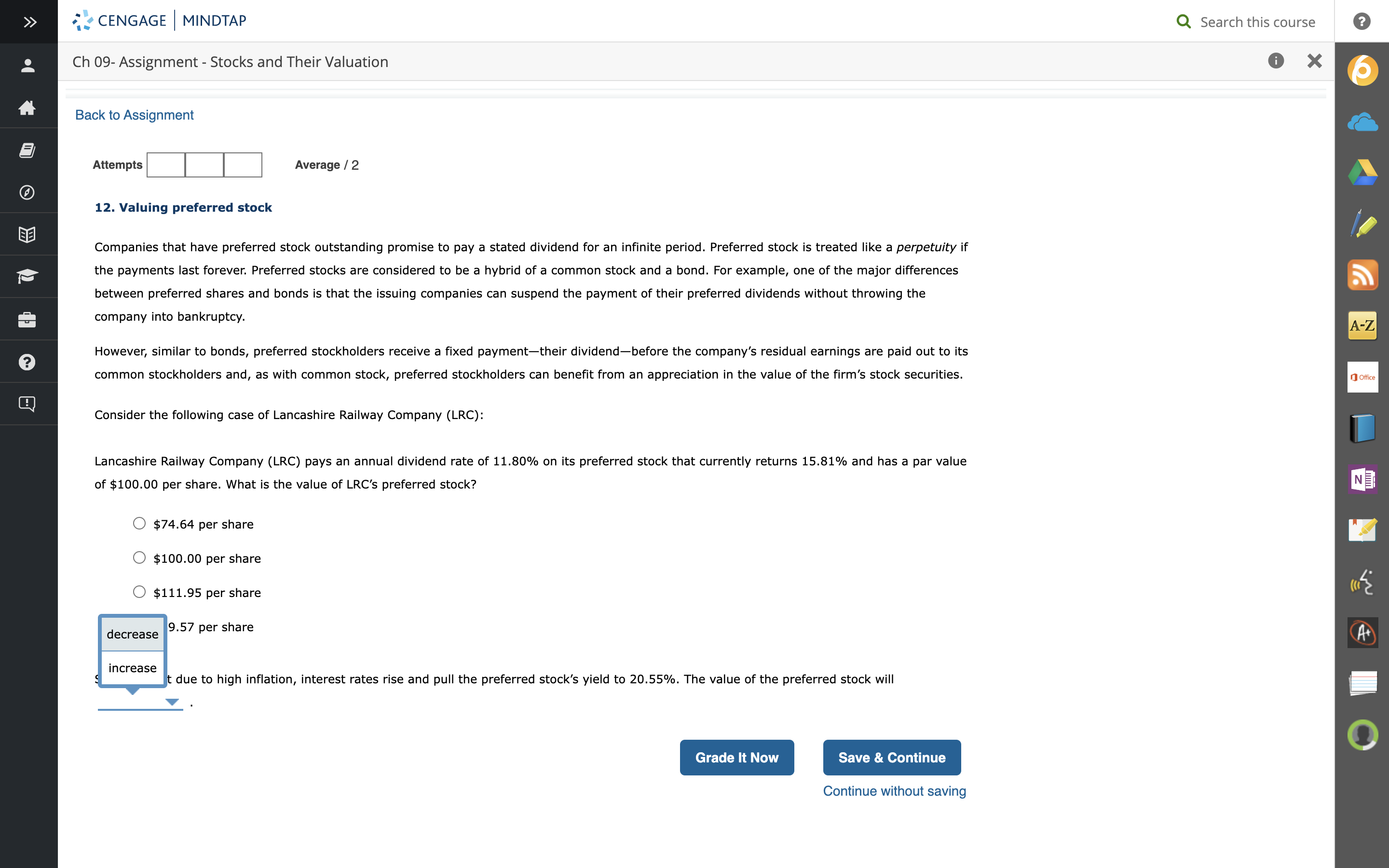 Solved Companies that have preferred stock outstanding | Chegg.com
