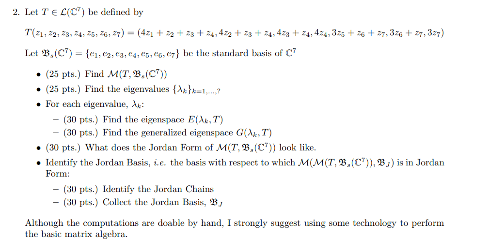 Solved LINEAR ALGEBRA: Sheldon Axler, “Linear Algebra Done | Chegg.com