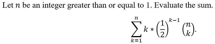 Let n ﻿be an integer greater than or equal to 1 . | Chegg.com