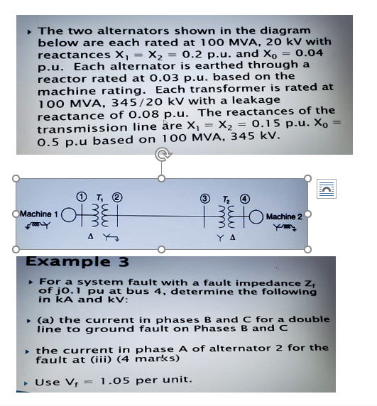 Solved The two alternators shown in the diagram below are | Chegg.com