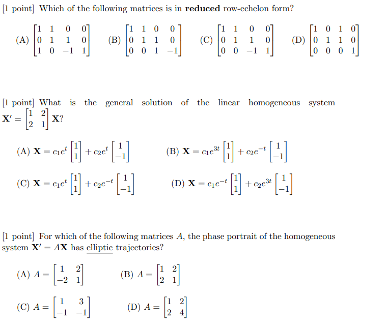 Solved Please explain the correct answer for each problem | Chegg.com