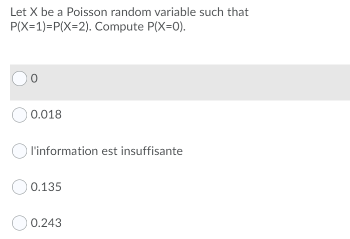 Solved Let X be a Poisson random variable such that | Chegg.com