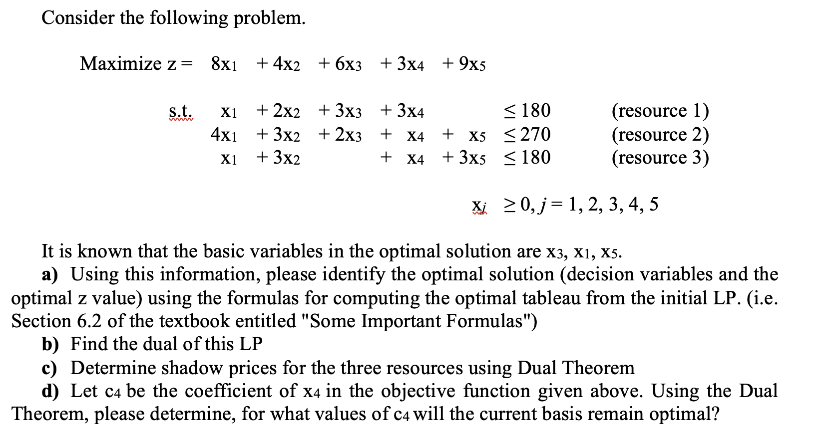 Consider the following problem. Maximize | Chegg.com