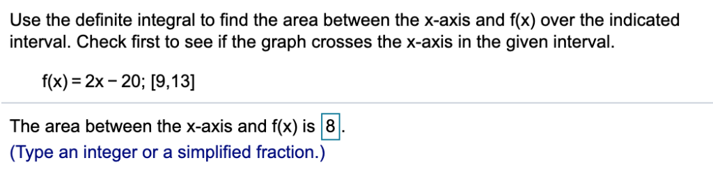 Solved Use the definite integral to find the area between | Chegg.com