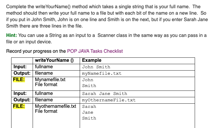 Solved I have this task to be completed in JAVA. and I am | Chegg.com