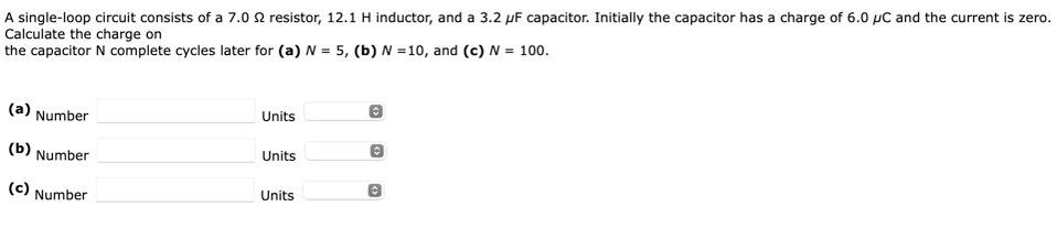 Solved A single-loop circuit consists of a 7.0 2 resistor, | Chegg.com