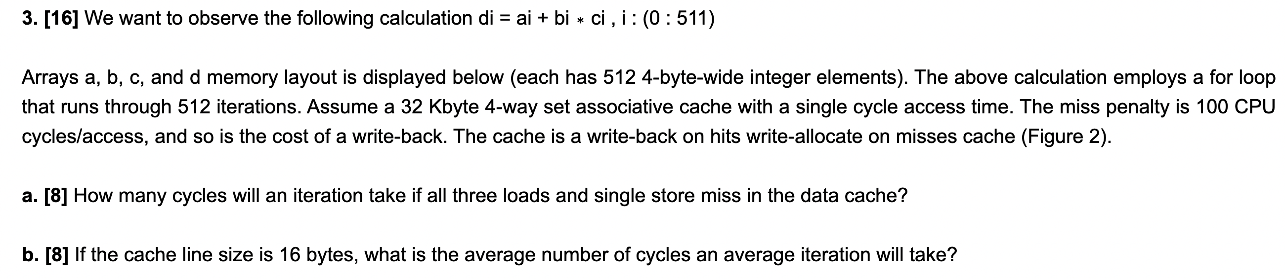 Solved 3. [16] We want to observe the following calculation | Chegg.com