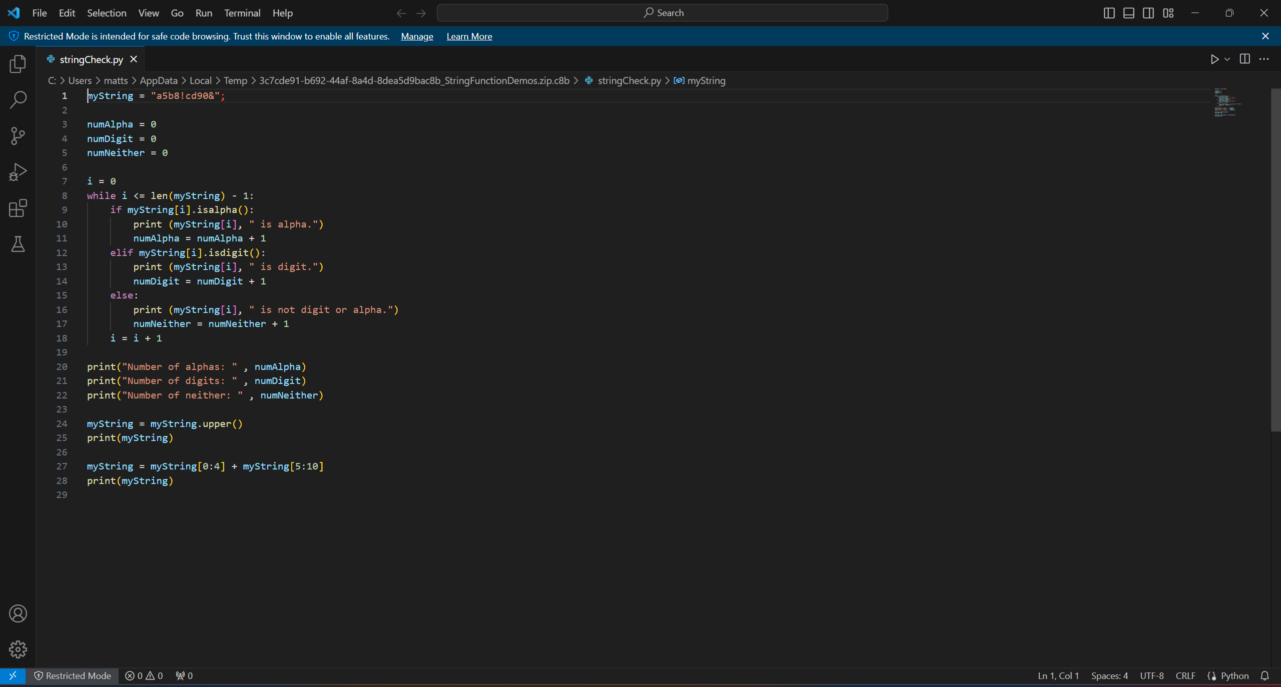 Solved Attached in the archive above is a Python program | Chegg.com
