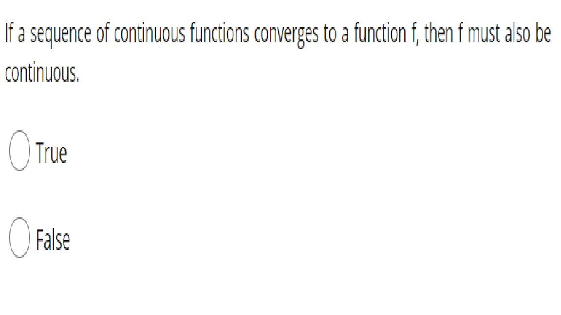 Solved If a sequence of differentiable functions converges | Chegg.com