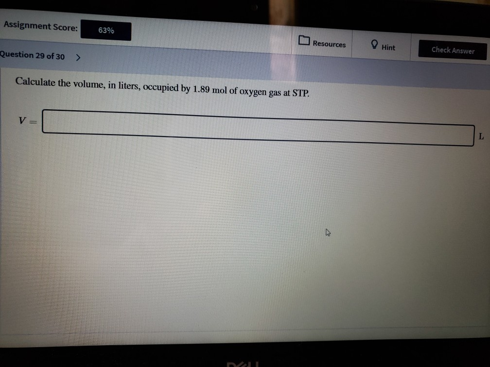 Solved Assignment Score: 63% Resources Hint Check Answer | Chegg.com