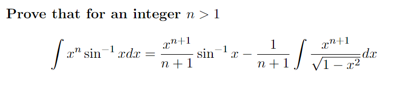 Solved Prove that for an integer n>1 | Chegg.com