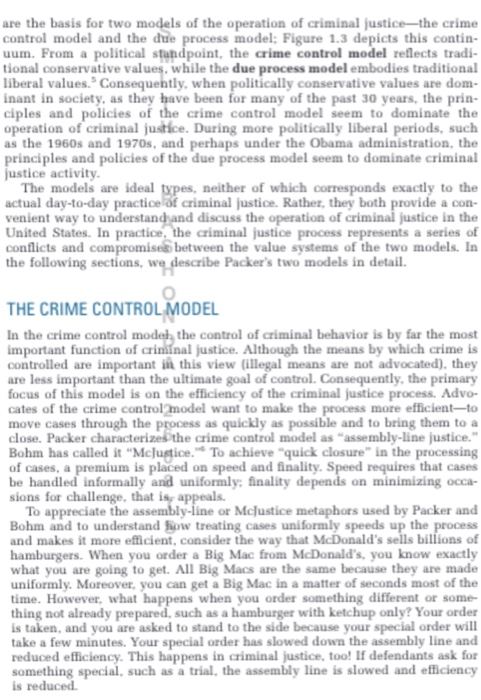 Due Process Model Vs Crime Control Model - Seputar Model