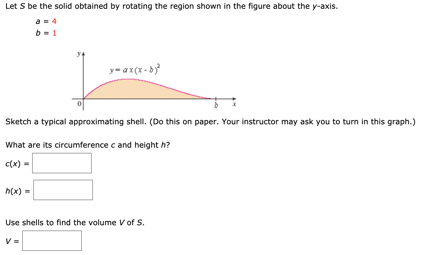 Solved Let S be the solid obtained by rotating the region | Chegg.com