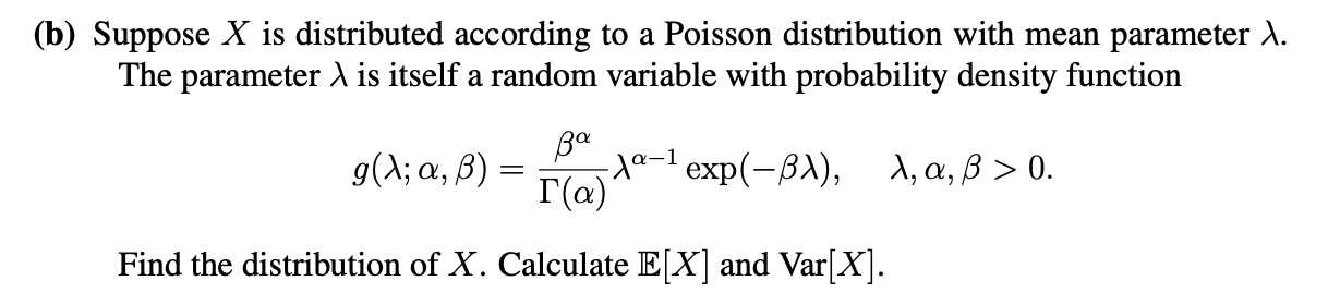 Solved b) Suppose \\( X \\) is distributed according to a | Chegg.com