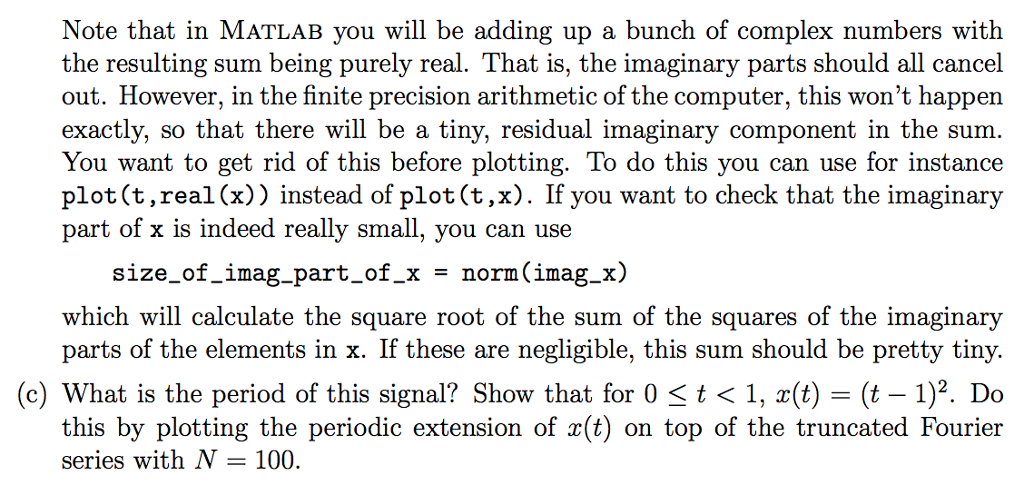 Solved 4. Consider the signal whose (complex) exponential | Chegg.com