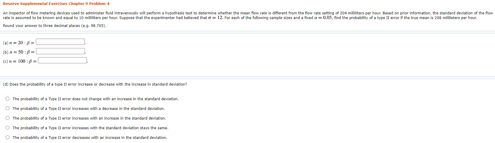 Solved Reserve Supplemental Exercises Chapter 9 Problem 4 An | Chegg.com