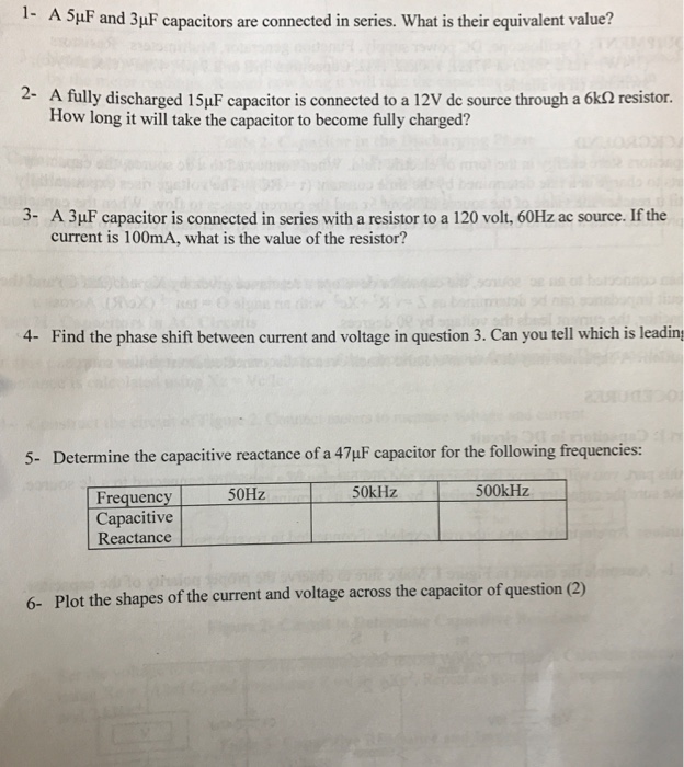 Solved A 5 mu F and 3 mu F capacitors are connected in | Chegg.com