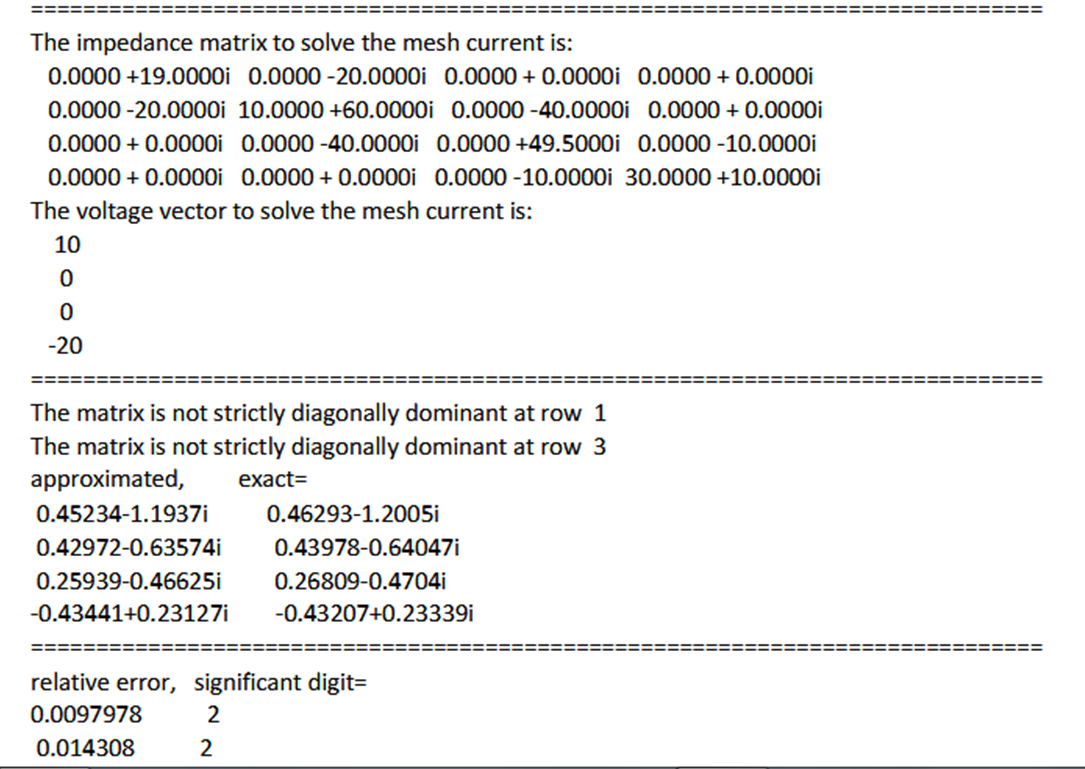 Write a program in MATLAB to analyze the circuit | Chegg.com