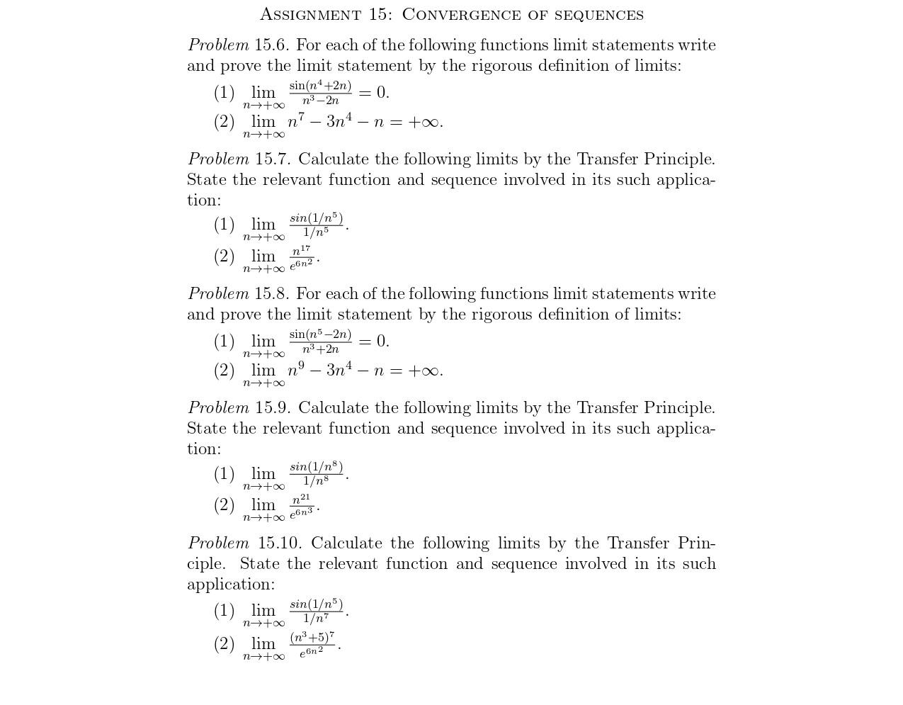 Solved Problem 15.6. For each of the following functions | Chegg.com